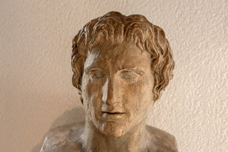 Statue Alexander in Copy Statue at the Allard Pierson Museum at ...