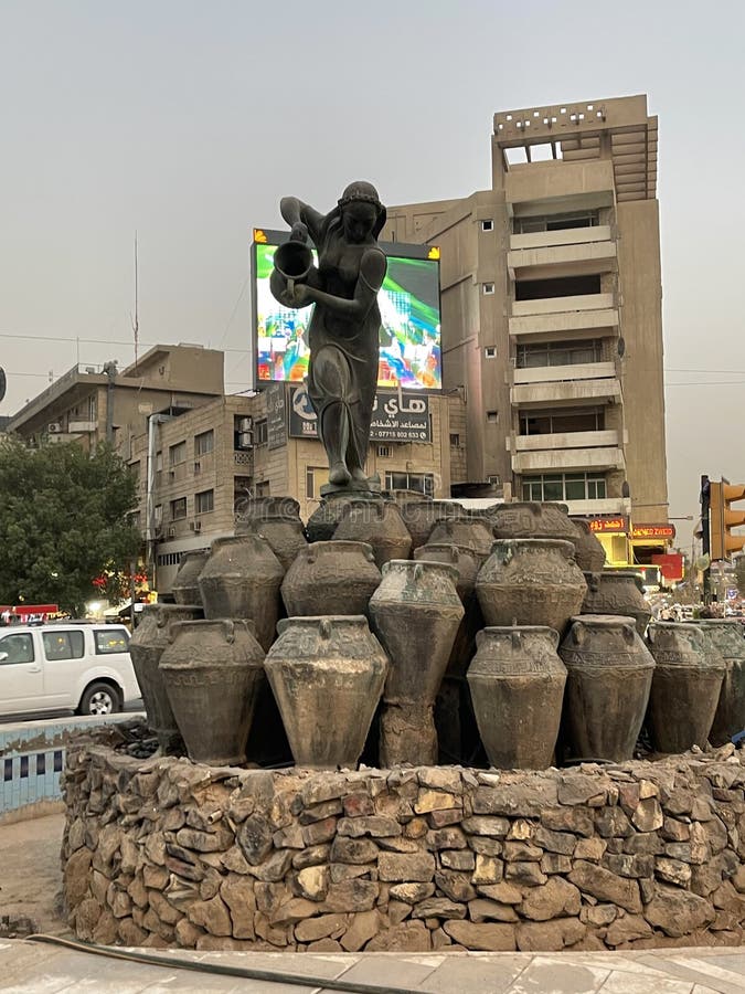 A Statue of Amber and the Forty Thieves Was Erected in One of the ...