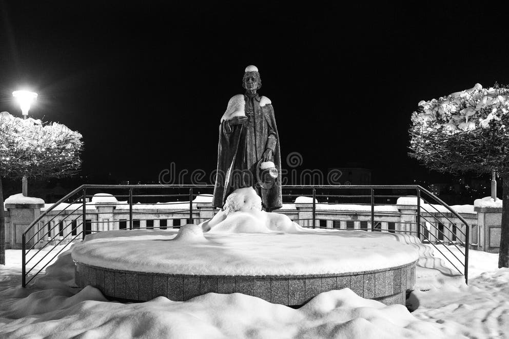 Statue of Andrej Hlinka in Town Ruzomberok, Sovakia Editorial Stock ...