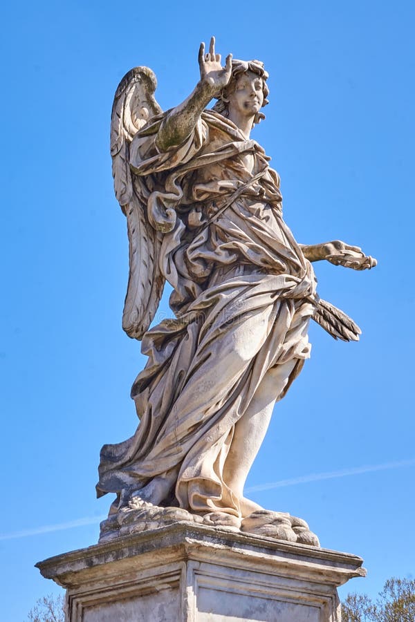 Statue of Angel stock photo. Image of statue, waving - 70494164