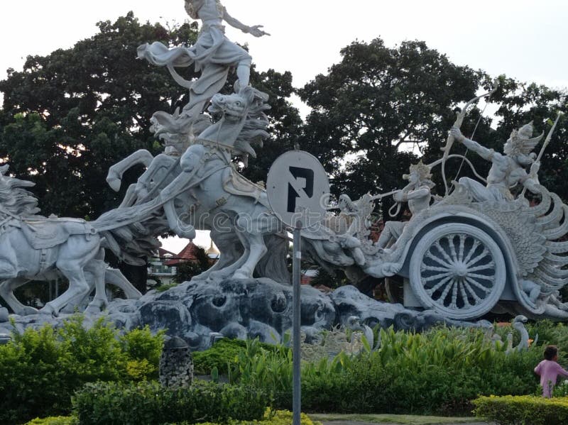 Statue of Arjuna in Nusa Dua Bali Editorial Stock Photo - Image of bali ...