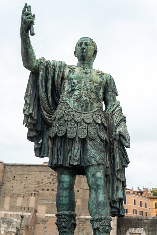 Statue of Augustus Caesar in Rome, Italy Stock Image - Image of europe ...