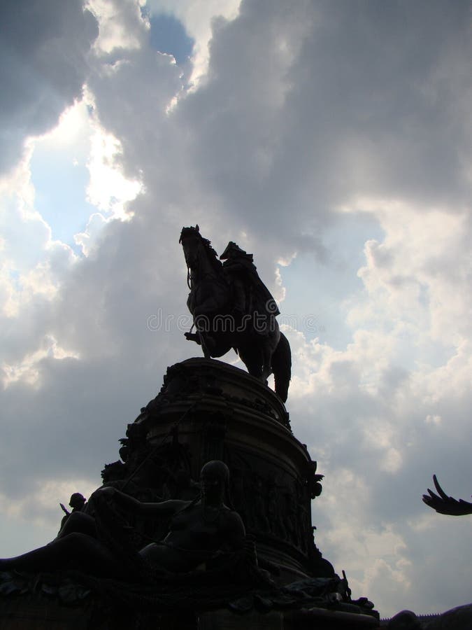 Statue stock photo. Image of fourth, travel, backlit - 76479430