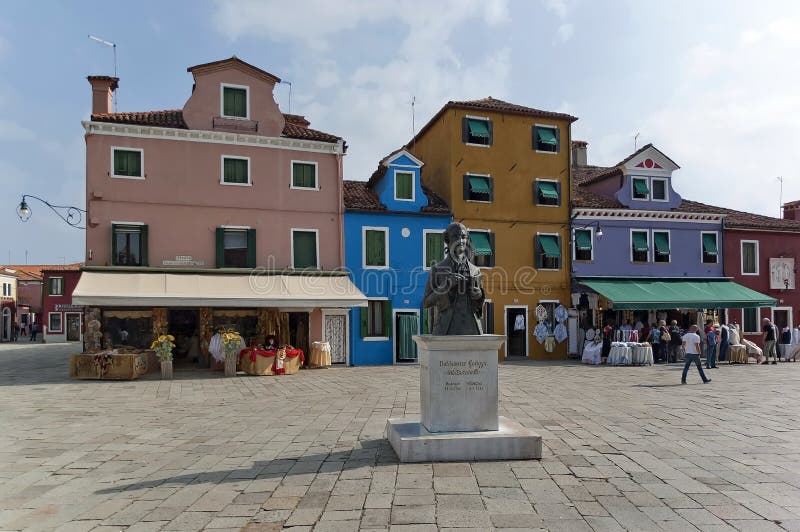 Baldassare Galuppi Monument Stock Photo - Image of monument, european ...