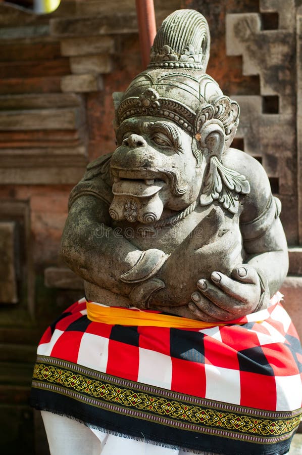 Statue of Balinese demon stock photo. Image of stone - 24654722