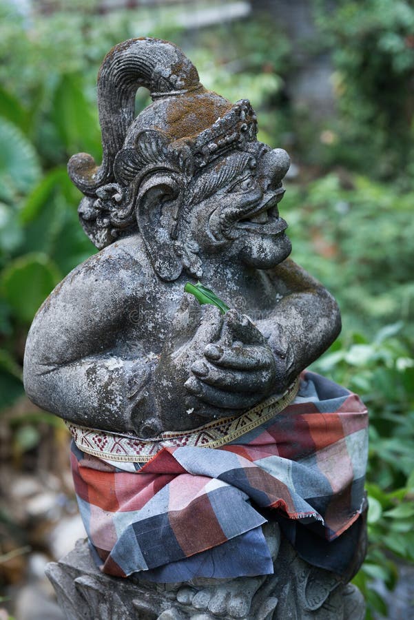 Statue of Balinese demon stock image. Image of oriental - 29864259