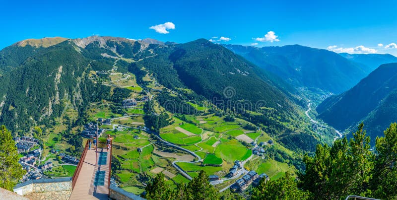 Statue of a Boy at Roc Del Quer Viewpoint at Andorra Stock Photo ...