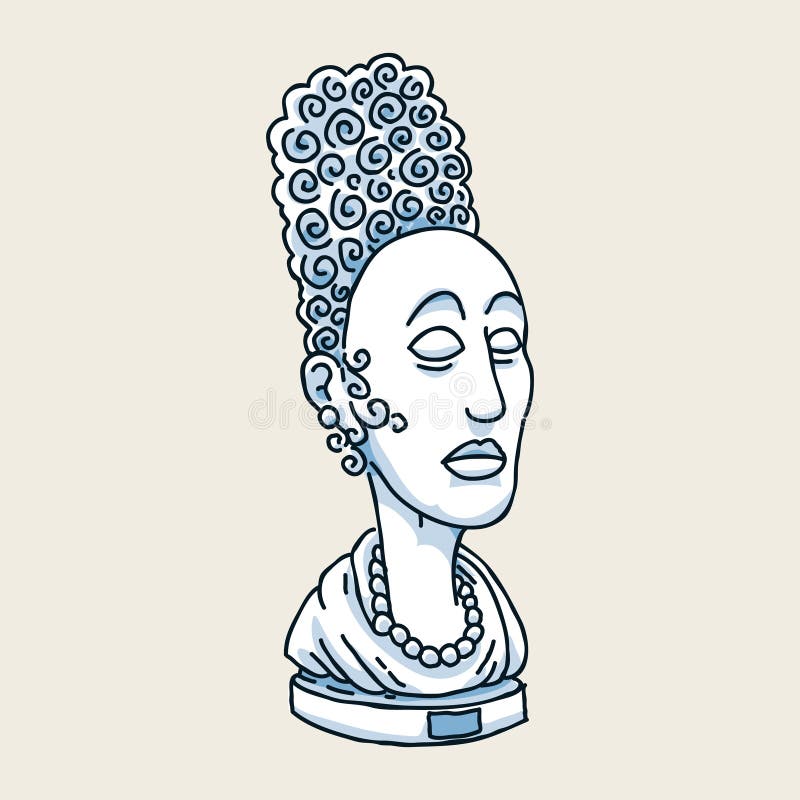 Statue Bust stock illustration. Illustration of illustration - 41195174