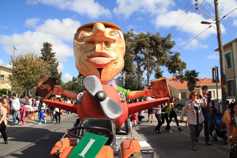 Statue on Carnival Procession. Editorial Stock Image - Image of clowns ...