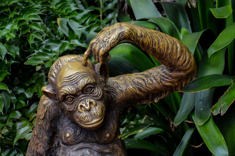 161 Chimpanzee Statue Stock Photos - Free & Royalty-Free Stock Photos ...