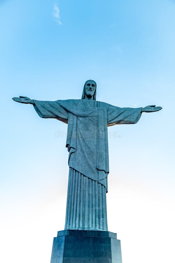 Statue of Christ the Redeemer in Rio De Janeiro, Brazil Editorial Image ...