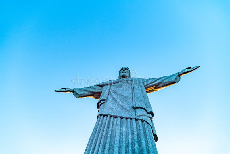Statue of Christ the Redeemer in Rio De Janeiro, Brazil Editorial Image ...