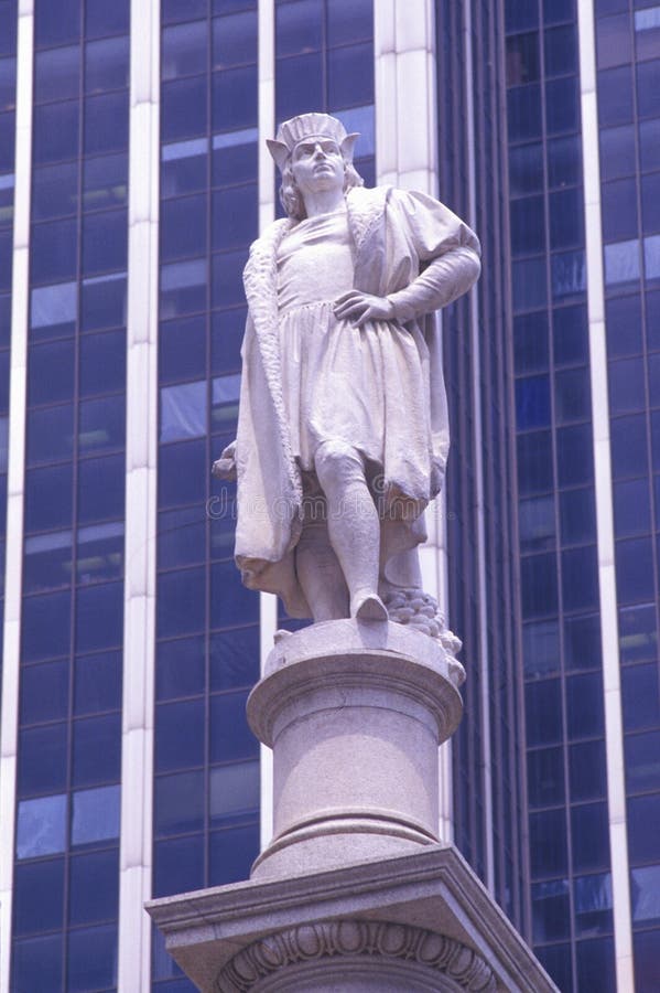 Statue of Christopher Columbus, New York, NY Stock Photo - Image of ...