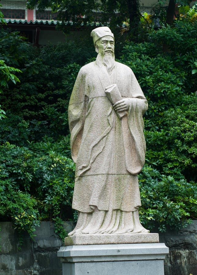 Statue of Confucius in China Stock Image - Image of confucius ...