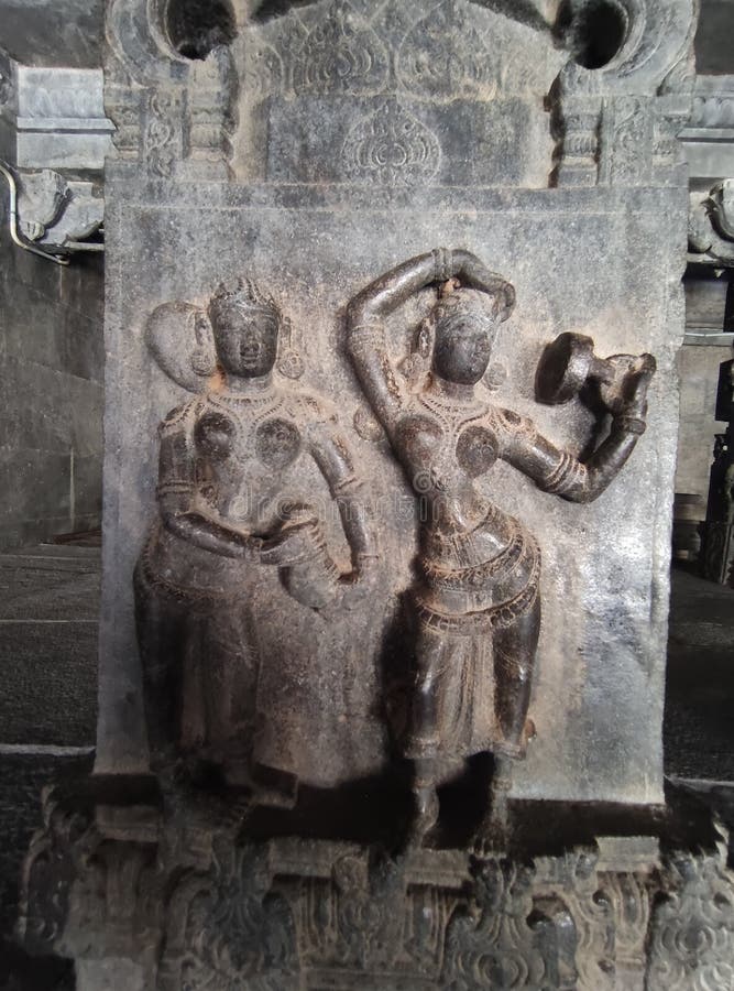 Statue dance in temple stock image. Image of statue - 250677617