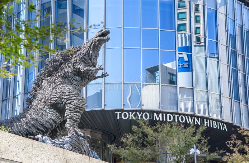 Statue De Godzilla à La Place De Godzilla Hibiya. Photo stock éditorial ...