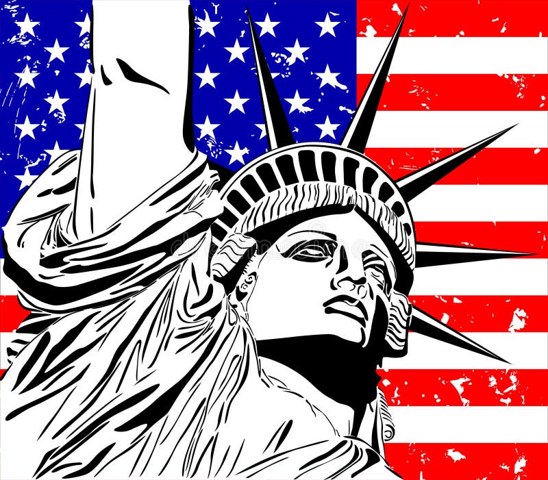 Illustration De La Statue De La Liberté Illustration de Vecteur ...