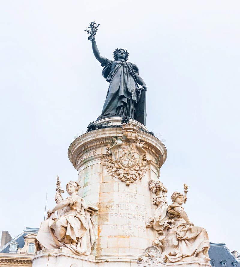 Statue de Marianne image stock éditorial. Image du france - 53400724