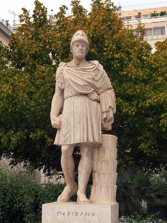 Statue De Pericles, Athènes Photo stock - Image du hall, ville: 46258670
