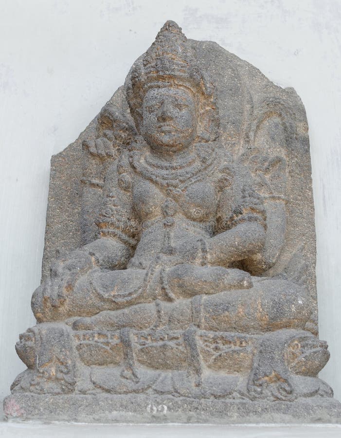 Dewi Sri or Shridevi the Rice Goddess. Stone Figure of One of Balinese ...