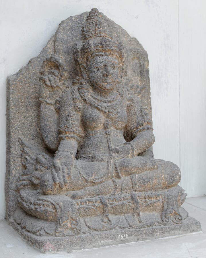 The Statue of Dewi Sri stock photo. Image of relief, antique - 72583354