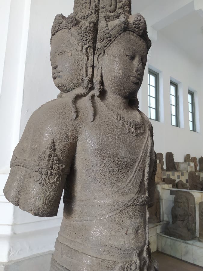 Statue of Discovery from the Majapahit Era Stock Photo - Image of ...