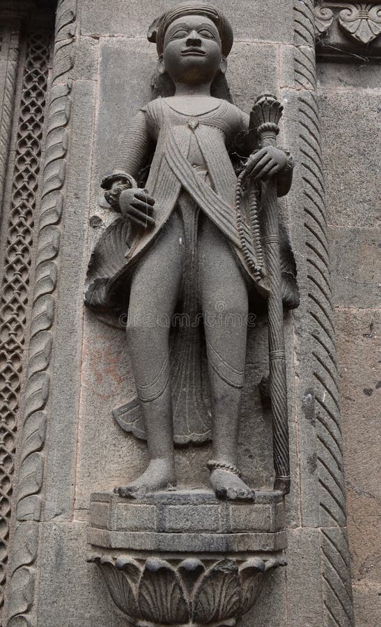 Statue of Dwarpal & X28;Door Guard or Watchman& X29;, Maheshwar Stock ...