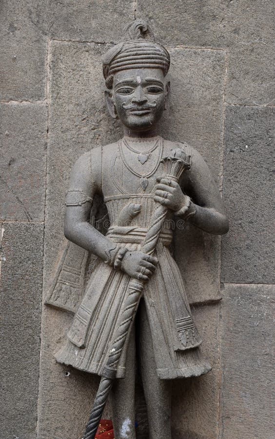 Statue of Dwarpal & X28;Door Guard or Watchman& X29;, Maheshwar Stock ...