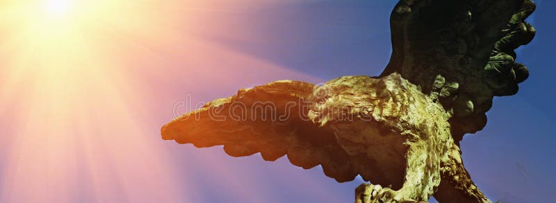 Statue of an Eagle As a Symbol of Grandeur and Power Stock Photo ...