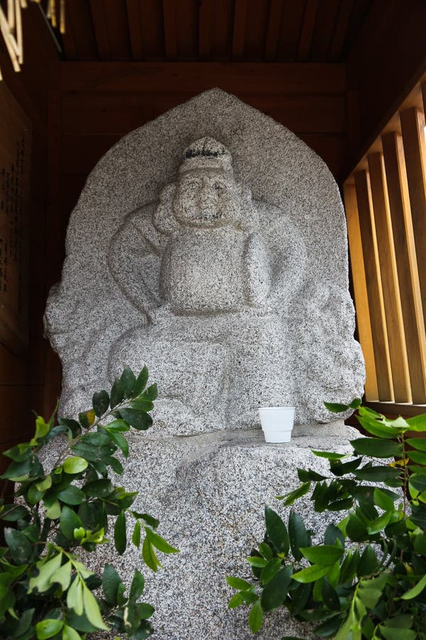 Statue of Ebisu stock image. Image of luck, dazaifu, fukuoka - 20754837