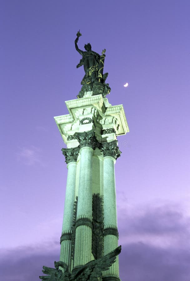 The Virgin Mary of Quito Statue, Ecuador Stock Photo - Image of capital ...