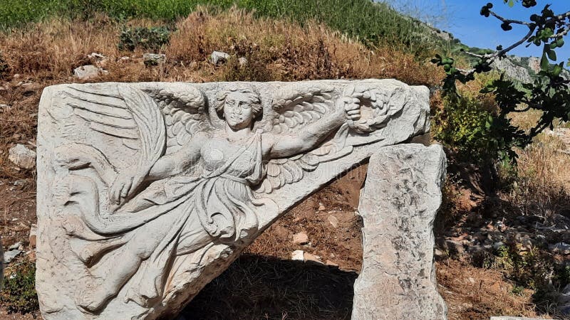 Statue from Efes editorial stock photo. Image of statue - 297275428