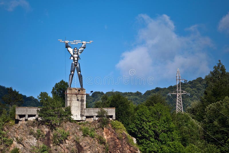 Statue of Electricity stock image. Image of historic - 19296643