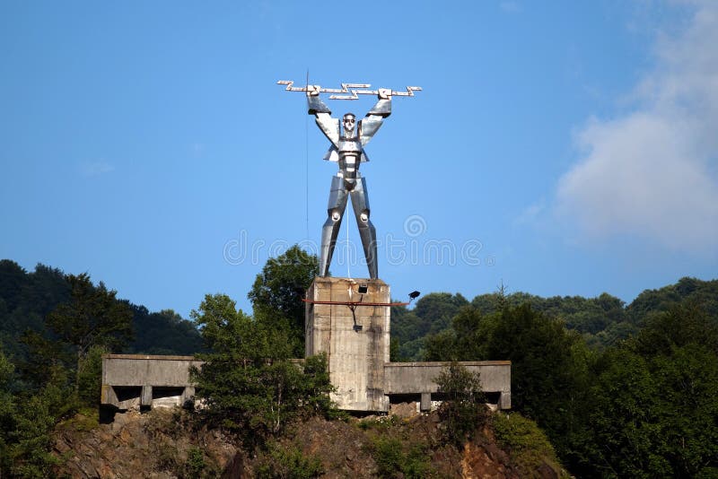 Statue of Electricity stock photo. Image of metal, electricman - 28961786
