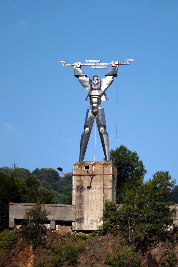 Statue of Electricity stock image. Image of construction - 21112291