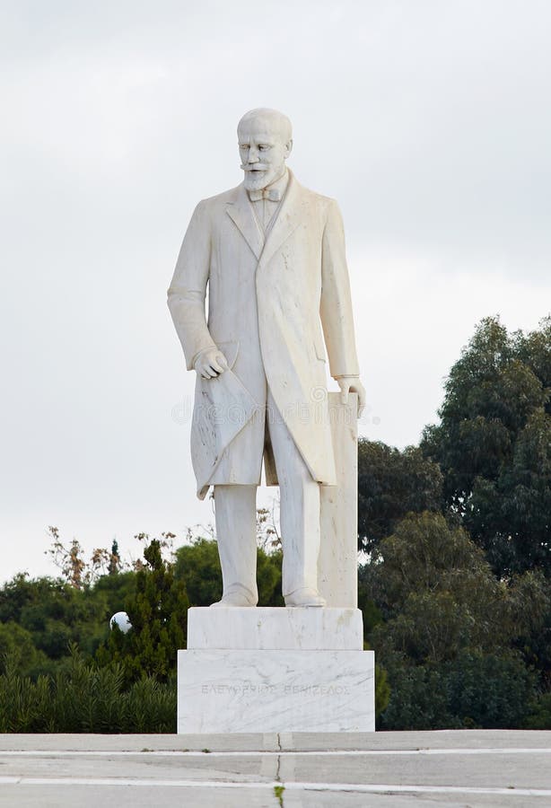 Statue of Eleftherios Venizelos in the Center of City of Thessaloniki ...