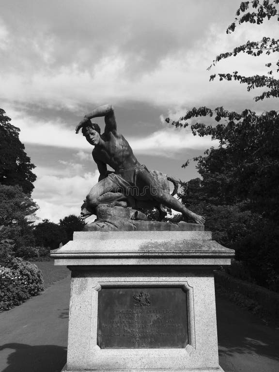Statue in Exeter editorial photography. Image of culture - 82285382