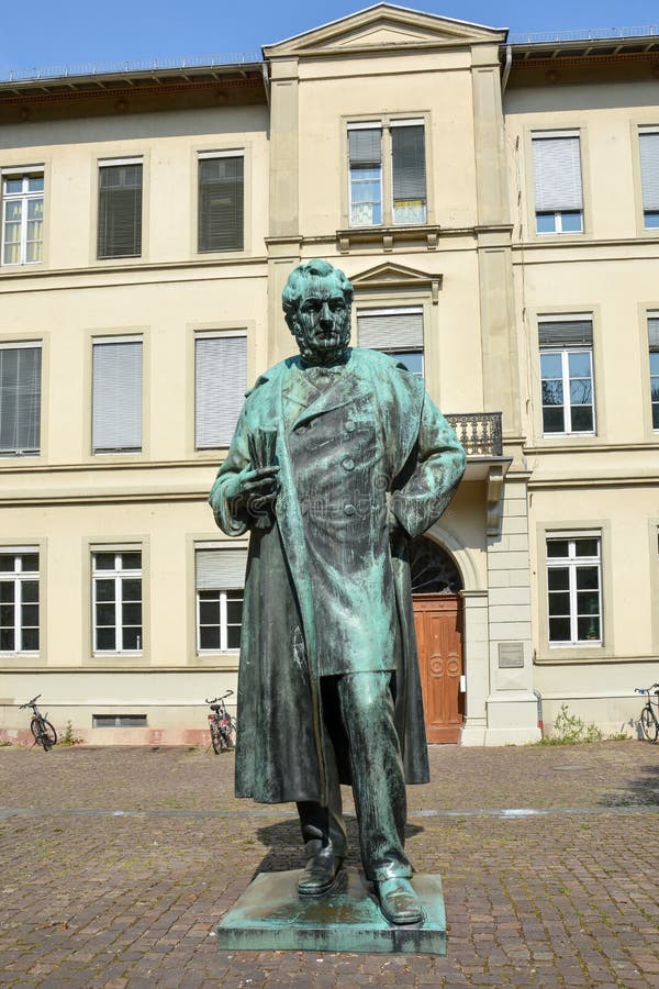 A Statue of the Famous Professor Robert Bunsen in Heidelberg Stock ...