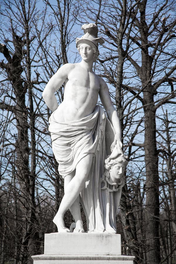 Statue from Gardens of Schonbrunn Palace in Spring Editorial ...