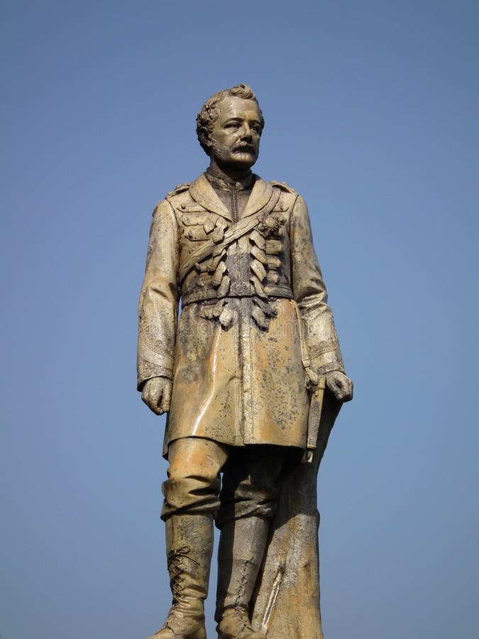 Statue of a General Gordon stock photo. Image of stone - 13918596