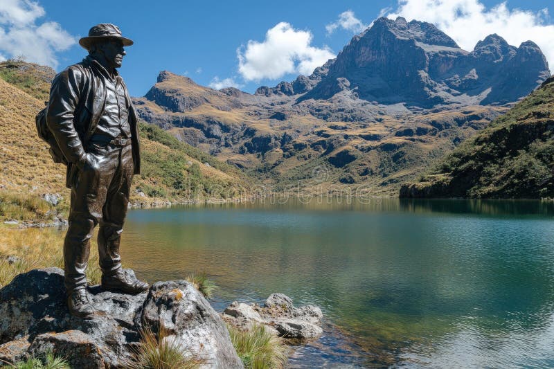 A Statue of General San Martin in Peru, Historic and Dignified ...