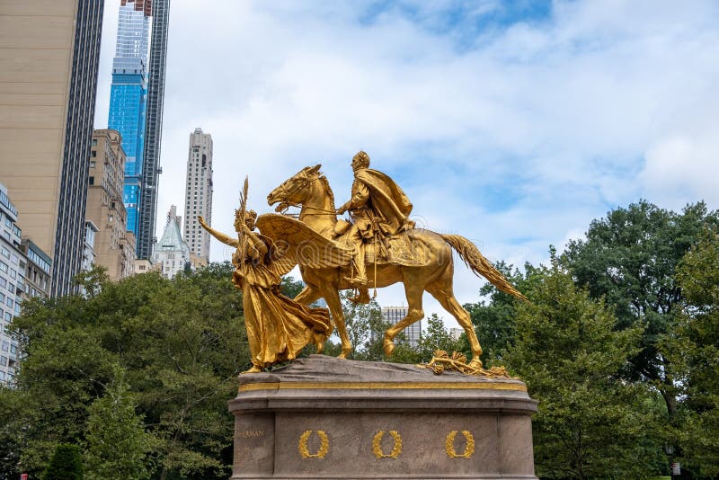 Statue of General Sherman editorial image. Image of military - 157289015