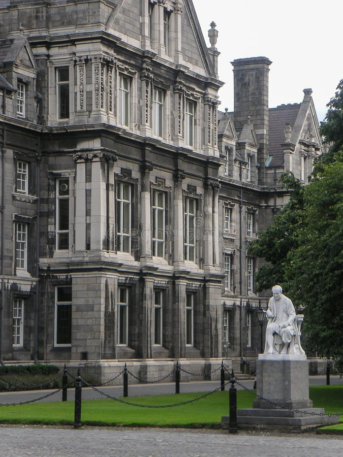 George Salmon Statue at Trinity College Dublin Stock Photo - Image of ...