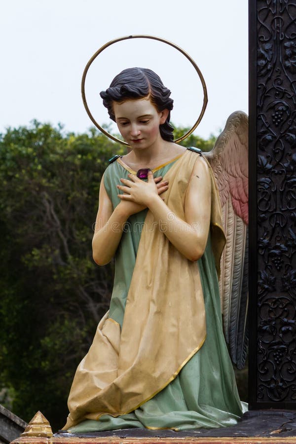 A statue of good Friday stock image. Image of street - 285377401