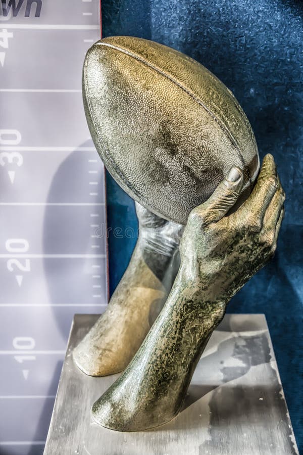 Statue of a Hand on a Football Editorial Photography - Image of goal ...