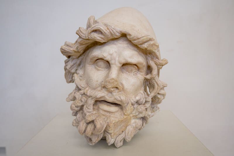 Head of Silenus stock image. Image of myth, beast, culture - 282187797