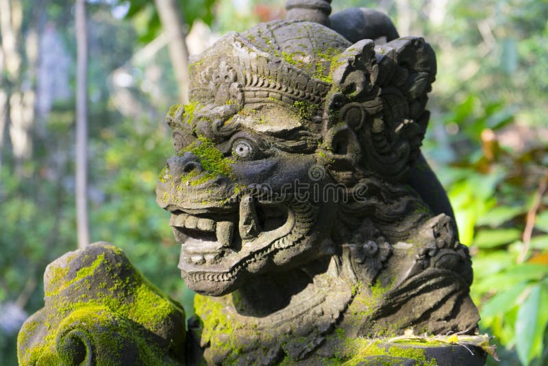 Statue of Hindu Monkey God stock photo. Image of island - 99792328
