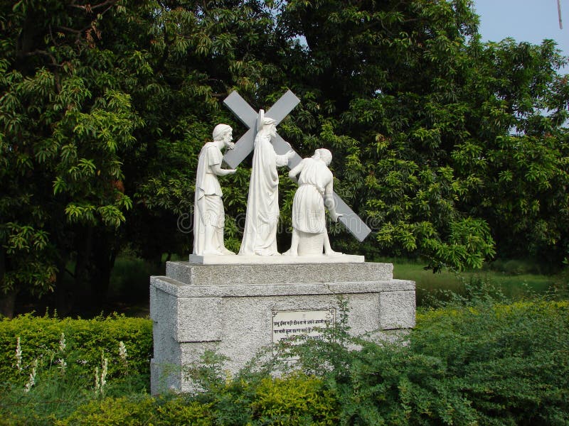 Statue of holy cross stock photo. Image of holy, christ - 116311228