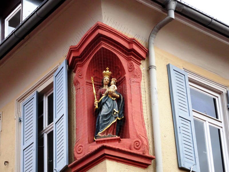 Holy Mary stock image. Image of brick, architecture - 254432779