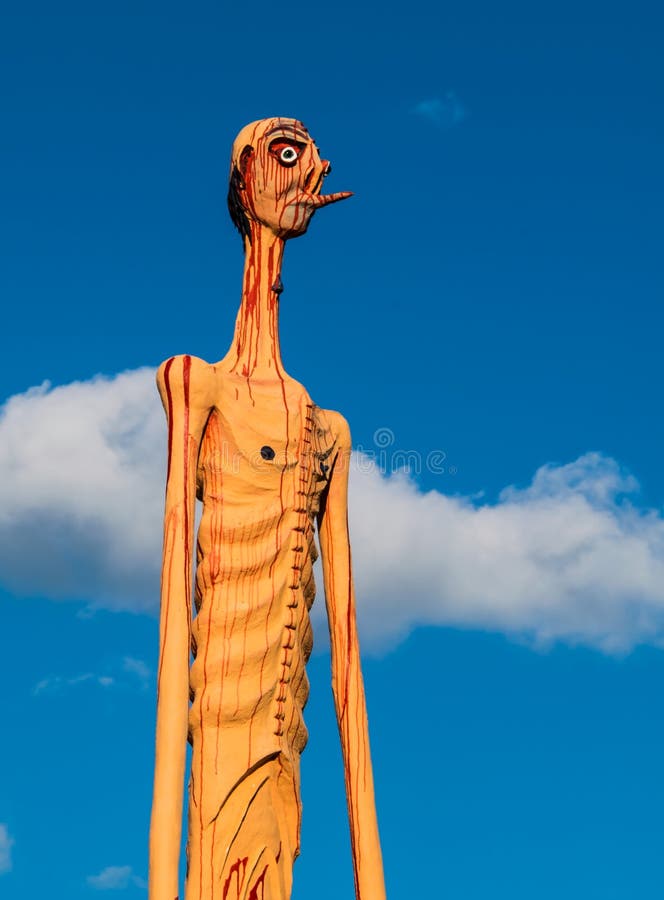 Statue Human Afterlife in Hell. Stock Image - Image of devil, hell ...